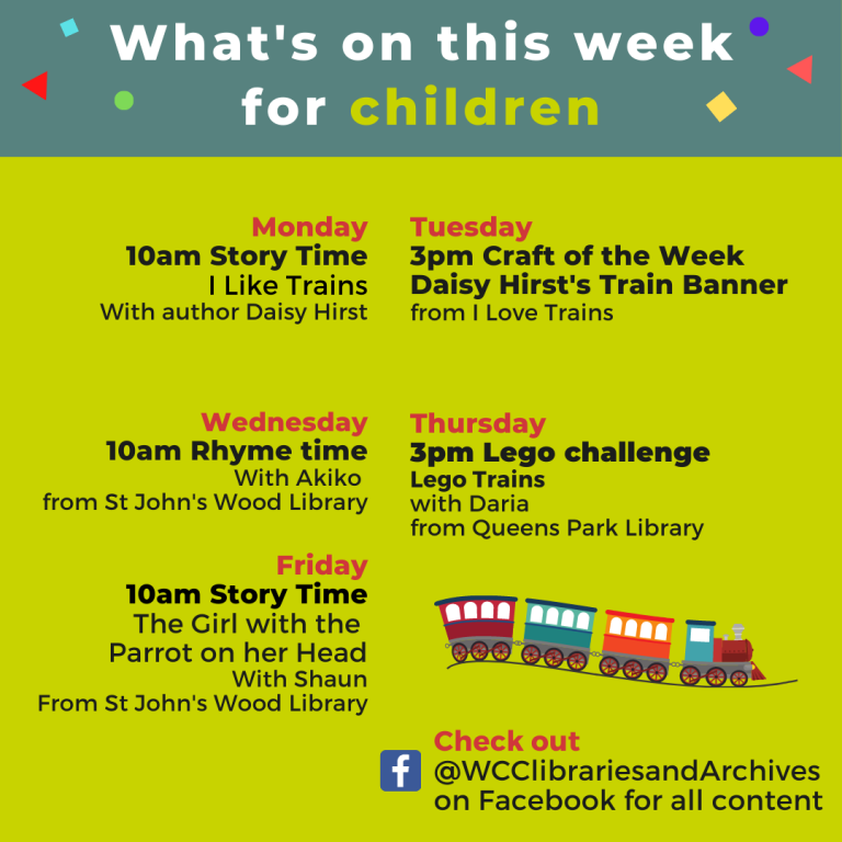 I Like Trains at Westminster Libraries – Daisy Hirst